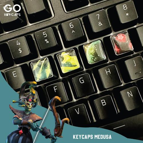Jual Keycaps Keyboard PBT Dota2 Medusa Ability - Hitam - Kota Semarang ...