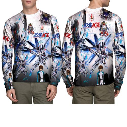 Jual BAJU ROBOT GUNDAM //KAOS ROBOT GUNDAM //T-SHIRT LENGAN PANJANG ...