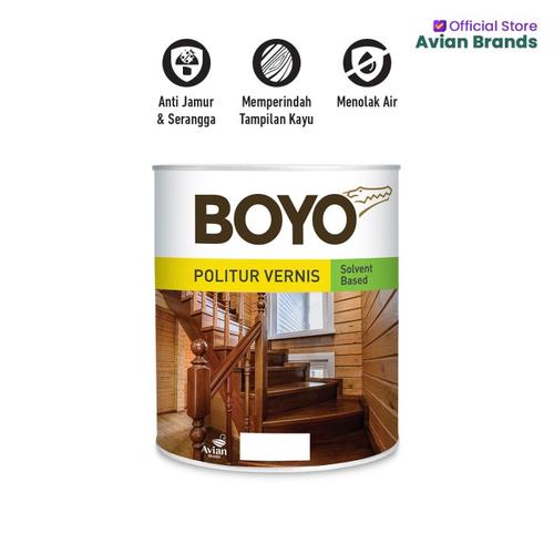 Jual Boyo Politur Vernis Solvent Based 1 L - Walnut - Jakarta Utara ...