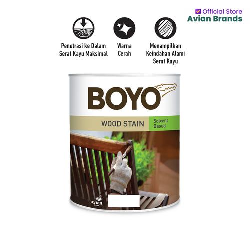 Jual Boyo Wood Stain Solvent Based 1 L - Coffee Brown - Jakarta Utara ...