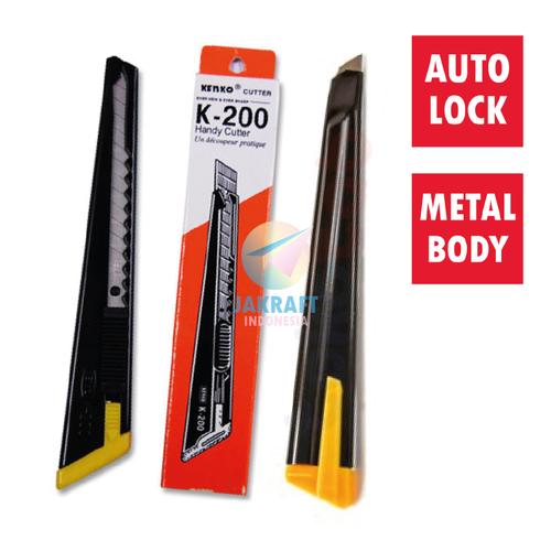 Promo Cutter Kecil JOYKO K-200 Besi Autolock Refill Pakai Pisau A-100 ...
