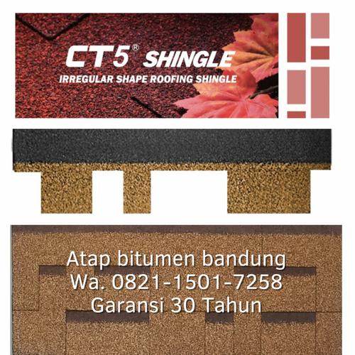 Jual Atap Bitumen CTI CT 5 | IRREGULAR Shingle | Garansi 30 Tahun - Warna Gradasi - Kota Bandung ...