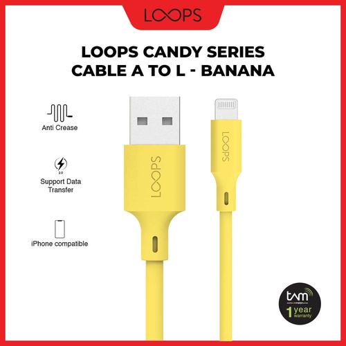 Promo LOOPS Candy Series Cable A to L - Banana - Kab. Tangerang - LOOPS ...