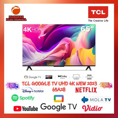 Jual TCL 65A28 GOOGLE TV UHD 4K ANDROID SMART TV 65 INCH NEW 2023 - Kota Tangerang Selatan ...