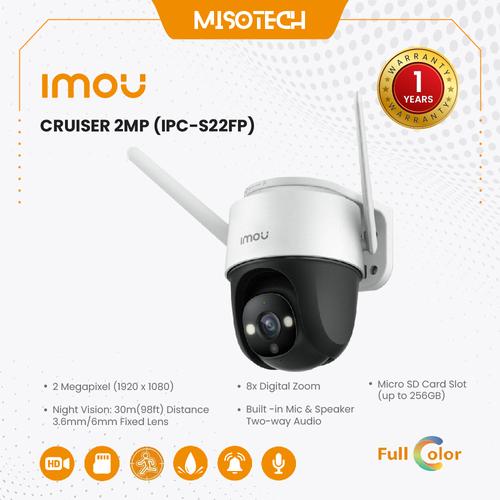 Jual Pan-Tilt Wifi CCTV Imou Cruiser IPC-S22FP 2MP Body Besar Two-Way ...