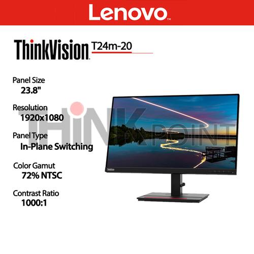 Jual Monitor Lenovo ThinkVision T24m-20 23.8"IPS 1920x1080 FHD 72% NTSC ...