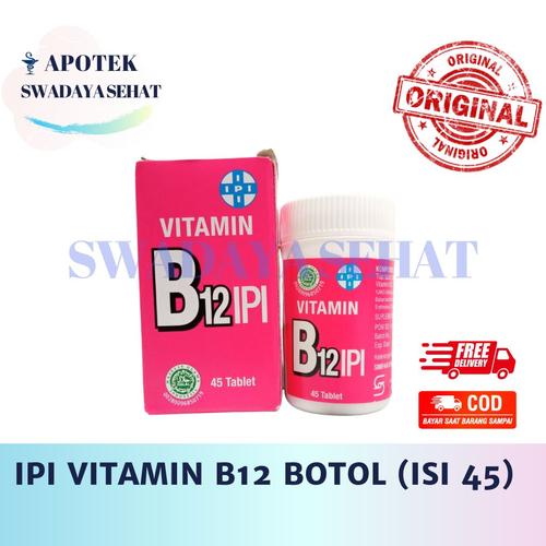 Jual IPI Vitamin B12 Botol 45 Tablet - Suplemen Vitamin B Complex - Kab ...