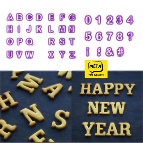 Jual CETAKAN ANGKA / CETAKAN HURUF / CETAKAN HURUF BISKUIT / CETAKAN ...
