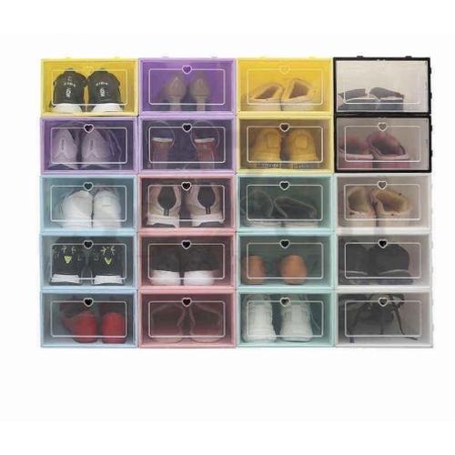 Jual Kotak Box Flip Tarik Lipat Transparan Tempat Penyimpanan Sepatu ...