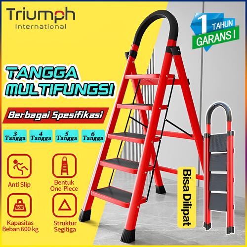 Jual 2-6 Step Tangga Lipat Multifungsi / Tangga Lipat Aluminium 6 Step ...