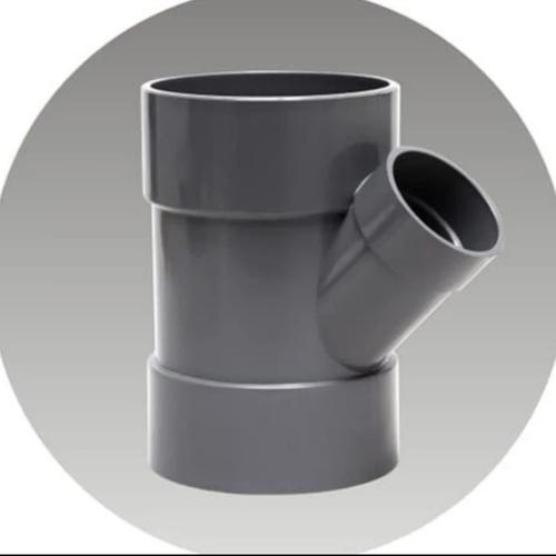Jual SAMBUNGAN PIPA TEE Y 8x4 inch 45 DERAJAT RUCIKA D PVC T Y 8X4 ...