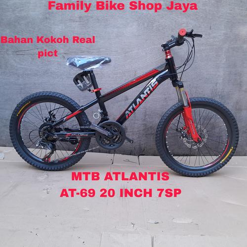 Jual Sepeda Gunung MTB Atlantis 20 Inch 21 Speed Hi-ten Stell - Kab ...