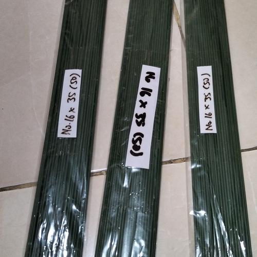 Jual Kawat Tangkai Bunga No.16 Isi 50 pcs / Kawat Tangkai Hijau - Kota ...