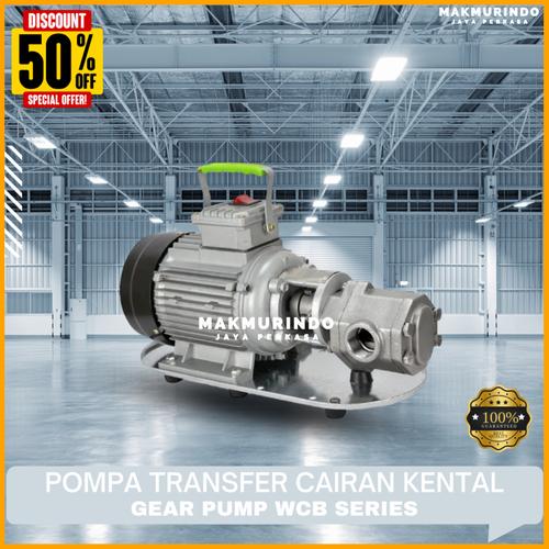 Jual Pompa transfer gear pump WCB 100lpm In Out 1inch 220V Stainless ...