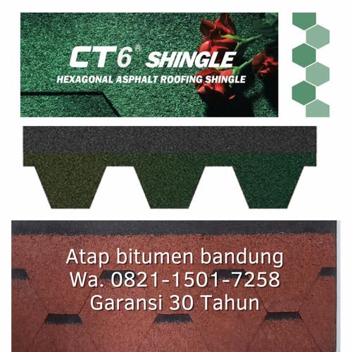 Jual Genteng Bitumen CTI CT 6 | HEXAGONAL Shingle | Garansi 30 Tahun ...