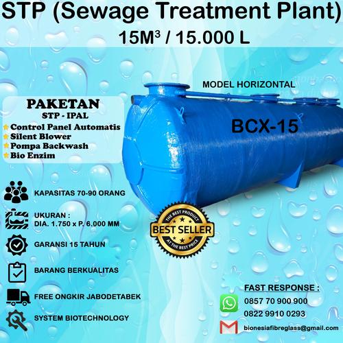 Jual IPAL BIOFIL 15M3 / PAKET STP BIOTECH 15.000 LITER / STP BIOTECH ...