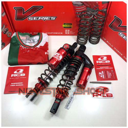 Jual shock tabung rcb vd series xmax pcx 160 original 350mm - titanium ...