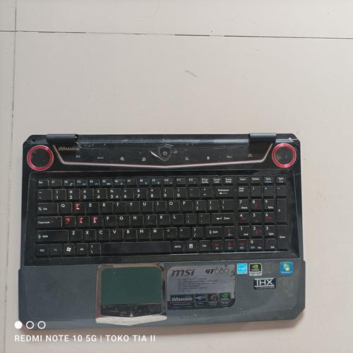 Jual Keyboard trackpad dan Palmrest MSI GT680 Original - Jakarta Utara ...