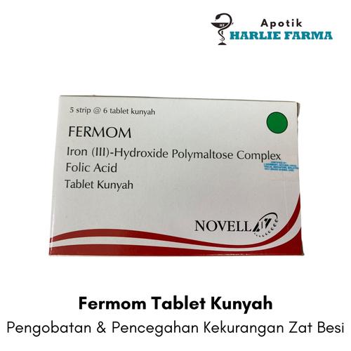 Jual Fermom Tablet Kunyah - Obat Penambah Zat Besi - Box 30's - Jakarta ...