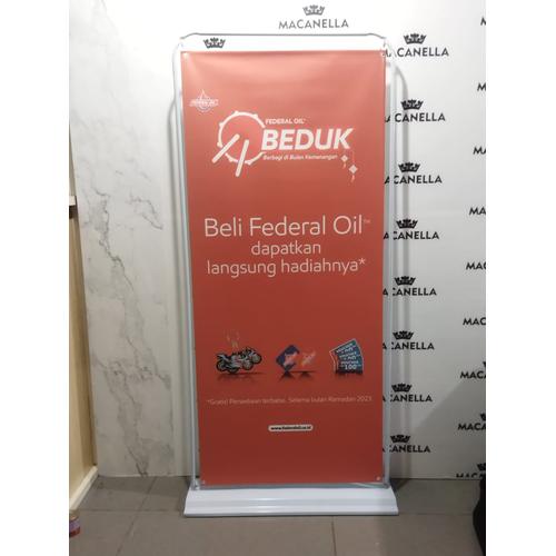 Jual Door Stand Banner Custom / Standing Banner Display / Door Frame ...