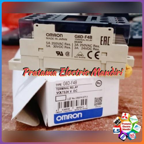 Jual Omron Terminal Relay G6d F4b Dc24v G6d F4b G6df4b 24vdc 24v
