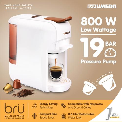 Promo UMEDA BRU Mesin Kopi Multi Kapsul Nespresso Capsule Coffee Maker ...