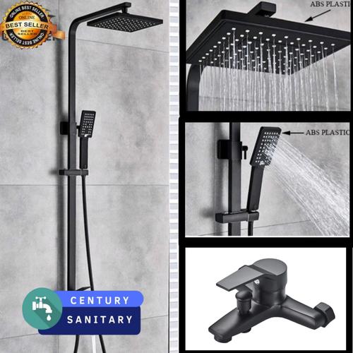 Jual SHOWER TIANG COLUMN STAINLES HITAM MINIMALIS/TIANG SHOWER HITAM ...