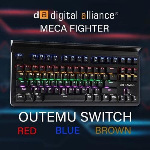 Jual Keyboard Gaming Digital Alliance Meca Fighter - Hitam, Red Switch ...