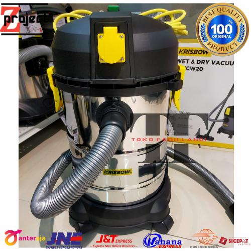 Jual KRISBOW Wet & Dry Vacuum Cleaner 30 Liter 1200 Watt Penghisap Debu ...