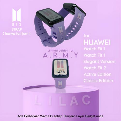 Jual HUAWEI WATCH FIT BTS ARMY STRAP TALI JAM HUAWEI WATCHFIT ELEGANT ...
