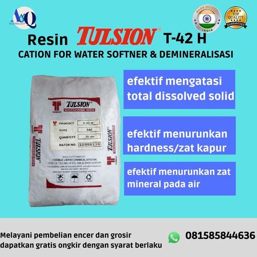 Jual Resin Kation Demin Tulsion T42H / Cation Demineralisasi - Jakarta ...