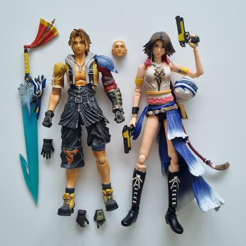 Jual Final Fantasy X . X-2 : Tidus & Yuna - Play Arts Kai - Action ...
