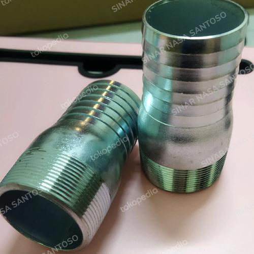 Jual King Nepel / Sambungan Selang 8" inch / King Nepel Galvanis ...