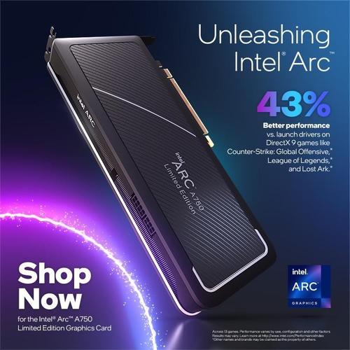 Jual VGA CARD Intel Arc A750 Limited Edition 8GB GDDR6 - Kota Bandung ...