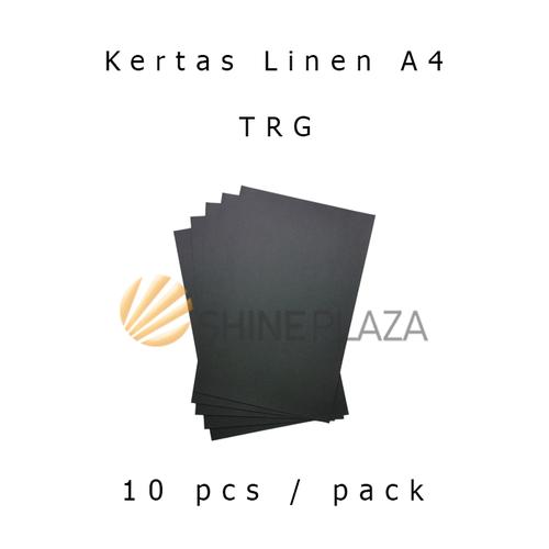 Jual Kertas Linen A4 Hitam Putih Tebal TRG - Linen Paper A4 180gr TRG ...