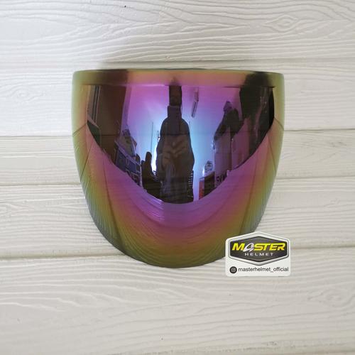 Jual KACA VISOR CENCEN HELM HALF FACE UNIVERSAL SMOKE - RAINBOW - Kota ...