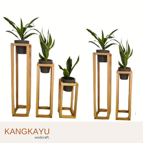Jual Stand vas bunga kayu | Dudukan pot _ standing flower dekorasi ...