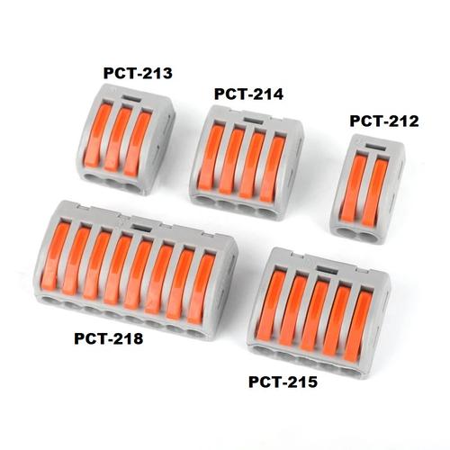 Jual Konektor Kabel Wago PCT-212 /3/4/5/8 Wire Connector Terminal - PCT ...