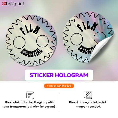 Jual CETAK STIKER LOGO HOLOGRAM - 10x10, Kiss cut - Kab. Tangerang ...