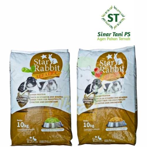 Jual Star Rabbit 10 kg Makanan / Pakan Kelinci / Dry Rabbit Food (Kargo ...