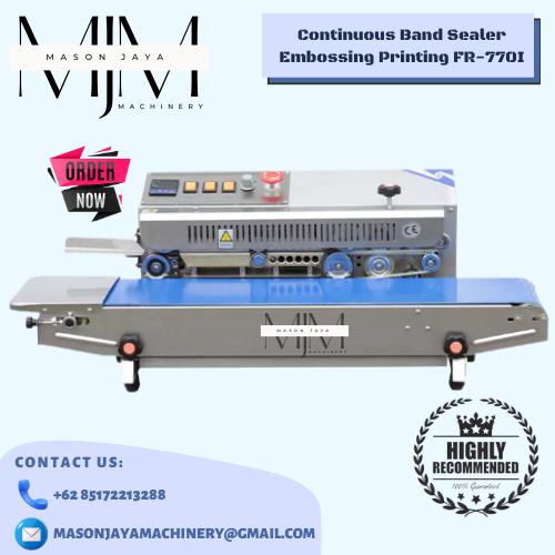 Jual Horizontal Continuous Band Sealer dengan Embossing Printing FR ...