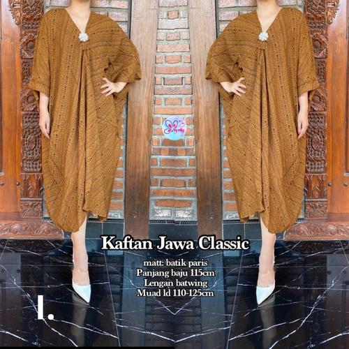 Jual Baju Batik Wanita Kaftan Modern Dress Tunik Jw Cl 3 Paris -Mg - I - Kota Surakarta ...