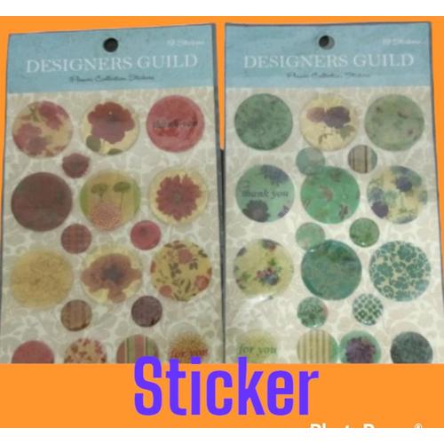 Jual sticker tema bunga dengan 2 pilihan warna,quality import - Jakarta ...