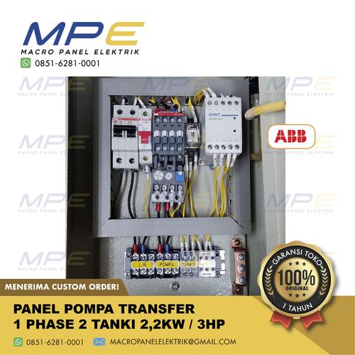 Jual Panel Pompa Transfer 1 Phase 2 Tanki 2,2kW 3HP Otomatis ...