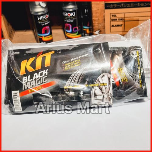 Jual Kit black magic Sachet 35ml semir ban Mobil Motor (isi 12 Sachet ...