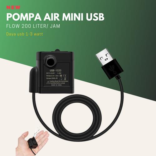 Promo Pompa air mini aerator oksigen 5v akuarium ikan ember USB - Jakarta Barat - Kawan Lama 88 ...