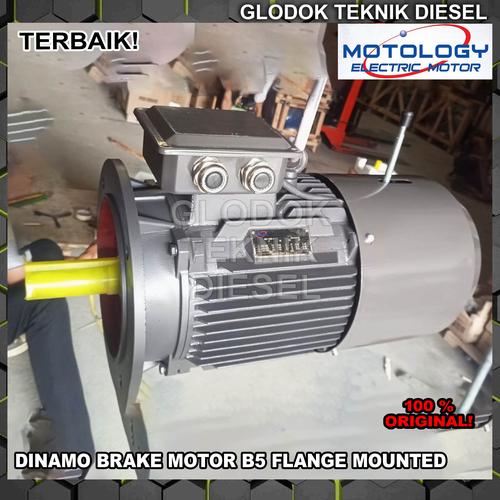 Jual Dinamo Brake Motor B5 FLANGE 10 HP 4 POLE 3 PHASE 7,5 KW Full Tembaga - Kota Tangerang ...