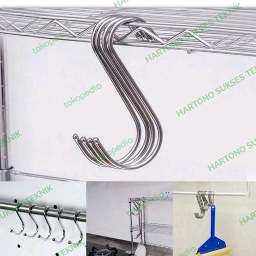 Jual hook gantungan kait barang stainless cantolan hanger pengait ...
