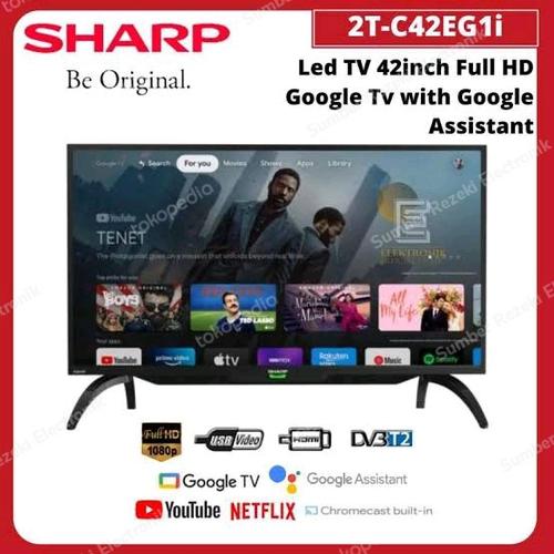 Jual SHARP SMART TV 42 INCH GOOGLE TV | SHARP 2T-C42EG1I GOOGLE TV ...