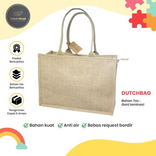 Jual DUTCHBAG Tas Goni Laminasi / Tas Burlap Laminasi / Jute Bag ...
